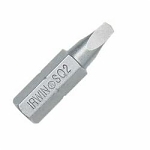 AIH | Irwin® 1-Piece Insert Bit, Square Recessed Point, 1 in OAL ...
