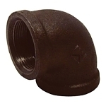 AIH | B&K® 90 deg Pipe Elbow, Thread End Style, Malleable Iron, Black Oxide