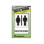 AIH | HY-KO D-23 Deco Designer Graphic Heavy Duty Unisex Restroom Sign ...
