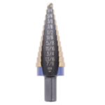 AIH | Irwin® Unibit® 10234SM Step Drill Bit, 3/16 in Dia Min Hole, 7/8 ...